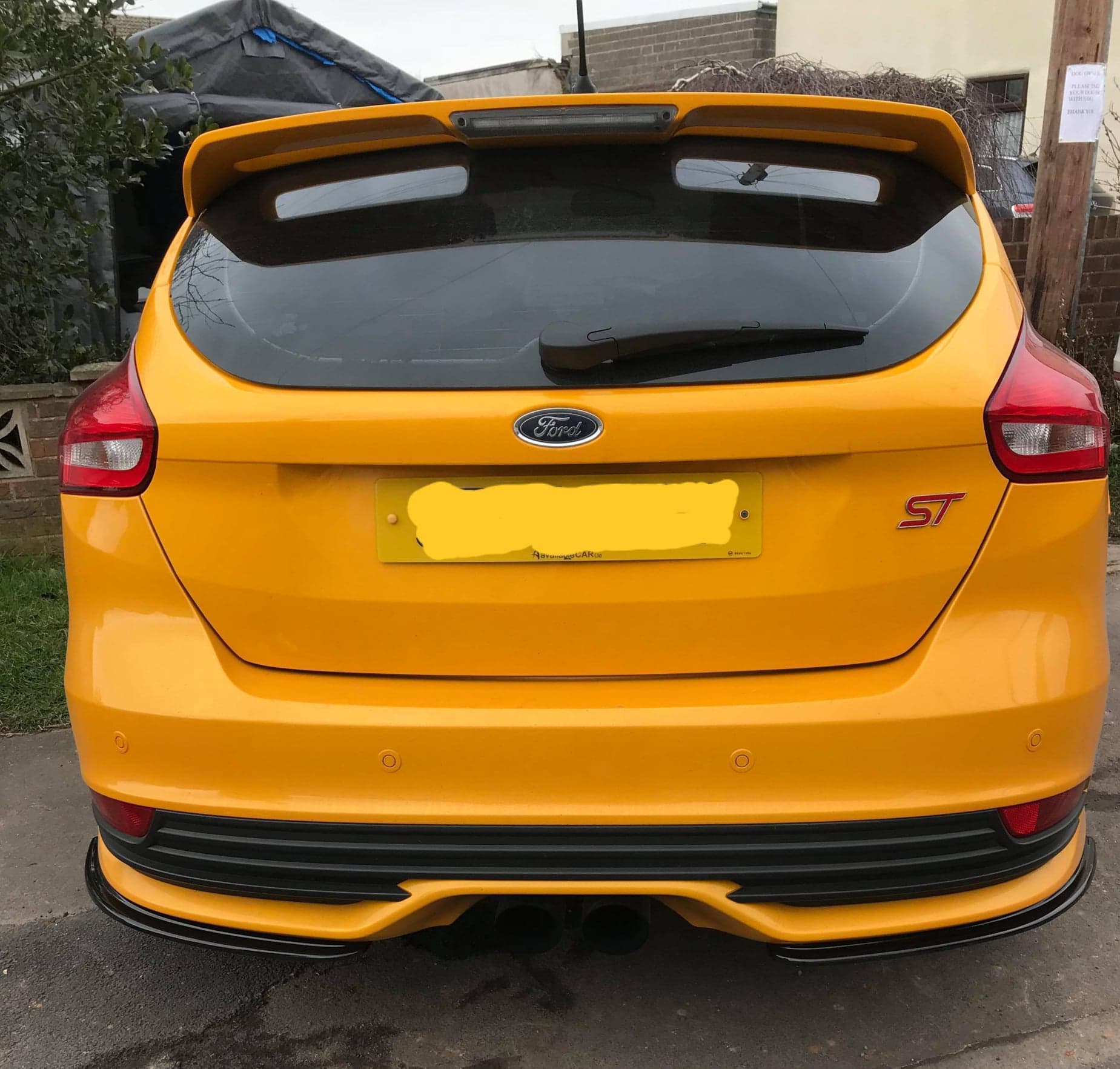 Mk3.5 focus ST rear spats — RSP stores